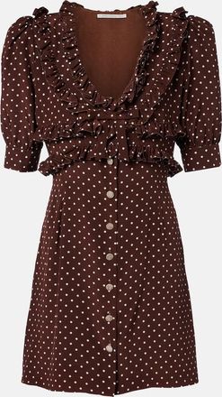 Alessandra Rich Minikleid aus Seide