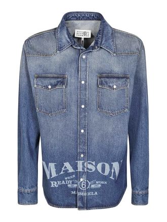 Maison Margiela Chemise - Bleu