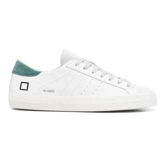 D.A.T.E. Leder-Sneakers mit Wildlederdetails - - Shoes - Herren - Wei&szlig; - 44 EU