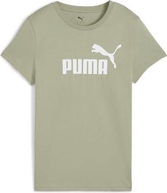 Puma T-Shirt &agrave; Logo N&deg; 1 ESS Femme S, Lux Army Green