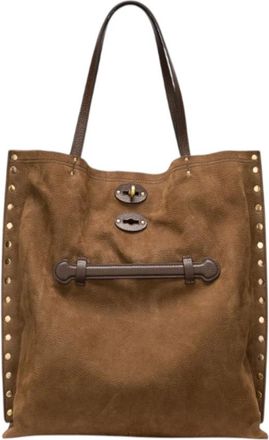 Zanellato Femme, Sacs, Brun, Taille: ONE Size A Spasso Tote Transformable