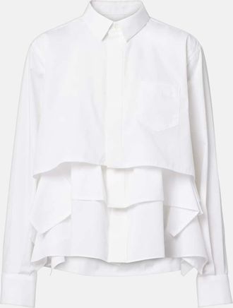 sacai Hemd aus Popeline