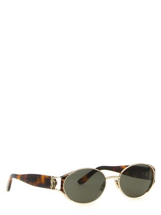 Saint Laurent Womens Brown Acetate Sunglasses