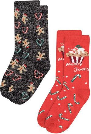 Jenny Fairy Lange Socken 4WB-002-AW23 (2-pack) Bunt