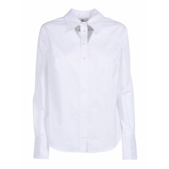 Elisabetta Franchi Femme, Blouses et Chemises, Blanc, Taille: 40 FR Camicia