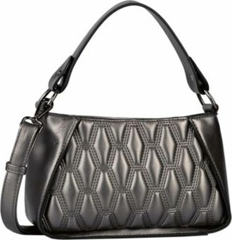 Gabor Damen Schultertasche in Unifarbe - - Bags - Damen - Grau - ONE SIZE