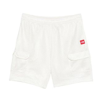 The North Face Short Utility Red Box Mesh - Homme - Sport - Blanc - Taille: S