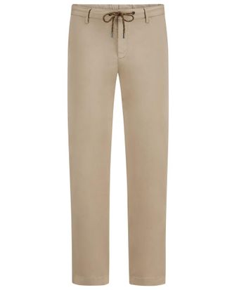 Alberto Superleichte Chino mit Stretch und Tunnelzug, Slim Fit in