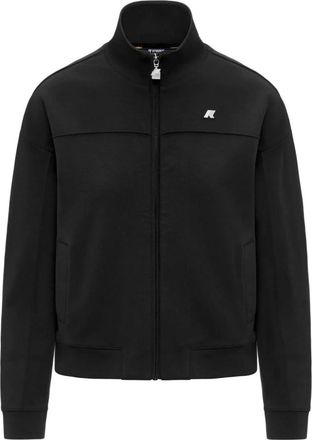 K-Way Femme, Sweatshirts et sweats &agrave; capuche, Noir, Taille: 50 FR Veste Interlock Arvinne