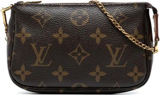 Louis Vuitton mini sac à main monogrammé Pochette Accessoires (2021) - Marron