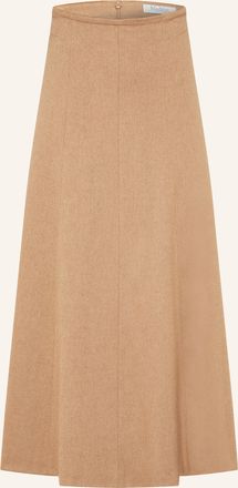 Max Mara Strickrock Geneve Aus Kamelhaar braun