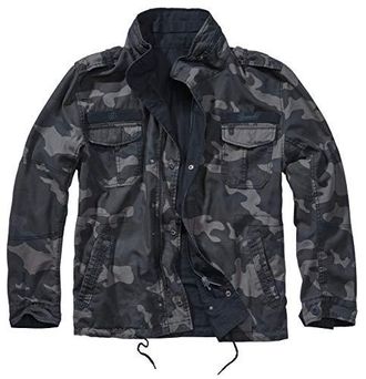 Brandit Twister Homme Veste mi-saison camouflage sombre/noir S, 100% Coton