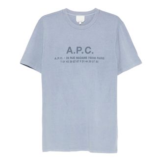 A.P.C. A.p.c. - T-Chemises - Homme - Tops - Bleu - Taille: 2XL