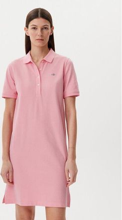 GANT Kleid für den Alltag Shield 4201529 Rosa Regular Fit