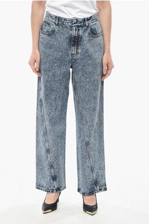 Alaia Denim Jeans TWISTED Stone Wash 25cm size 42