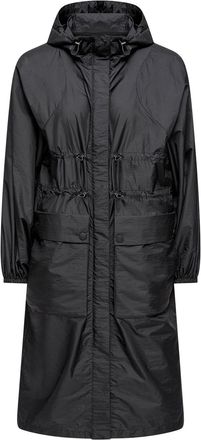 Moncler Moncler Veste Longue &Agrave; Capuche Canneberge, Femme, Noir, Taille: 00