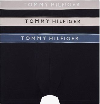 Tommy Hilfiger Lot de 3 cale&ccedil;ons en coton m&eacute;lang&eacute;