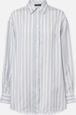Gucci Chemise en soie &agrave; rayures