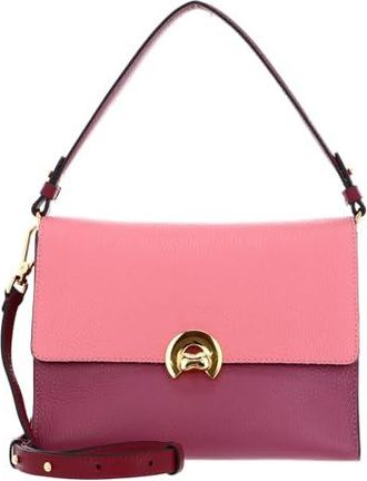 Coccinelle Binxie Tricolor Handbag Grained Leather Mul. Hyper Pink