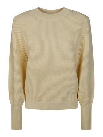 Victoria Beckham Rundhalspullover - Beige