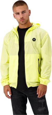 Black Bananas Homme, Vestes, Jaune, Taille: XS Coupe-vent Initial