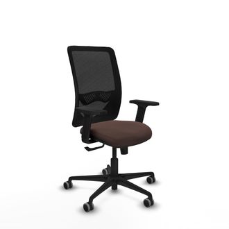 Piqueras y Crespo B&uuml;rostuhl Parquet Zulema mit 2D-Armlehnen, h&ouml;henverstellbare Lendenwirbelst&uuml;tze, ausgestattet mit Sincro 3 Positionen und Schneidschaum, mit Rollen vo