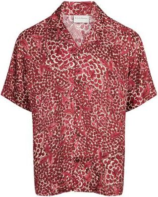 Dr&ocirc;le de Monsieur Chemise ample &agrave; imprim&eacute; raisin