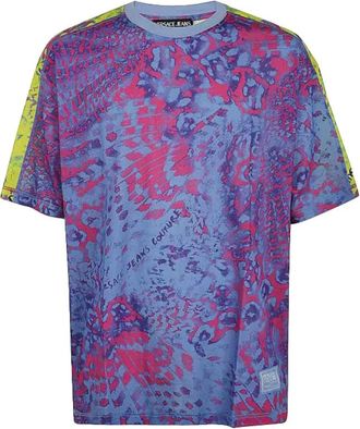 Versace Jeans Couture Homme, Tops, Multicolore, Taille: L T-shirt