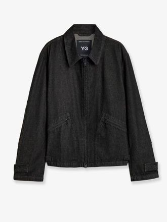 Yohji Yamamoto Black denim jacket - ADIDAS Y-3 - gender_Man