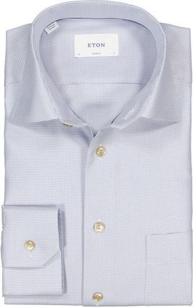 Eton Herren Hemd blau