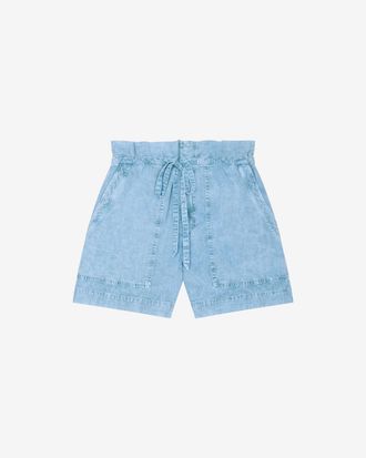 Isabel Marant Short Ipolyte - Femme - Bleu - Taille34 - Marant &Eacute;toile