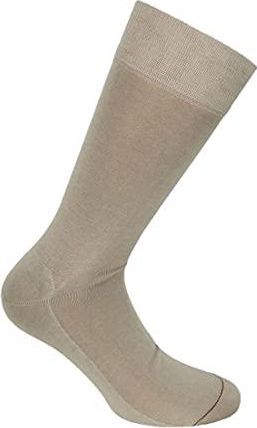 Labonal Chaussette. Semelle double, Fil d&eacute;cosse. Marron sable. 42/43 FABRIQUE EN FRANCE - HOMME. (1 paire)