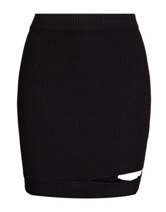 8 by YOOX CUT OUT KNIT MINI SKIRT