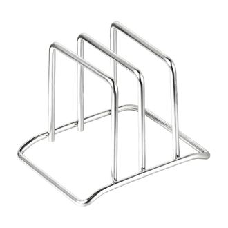 Generico Schneidebrettregal, K&uuml;chenhelfer aus Edelstahl, Schneidebretthalter, f&uuml;r Theke, Speisekammer, Schrank, Geschirr, Wohnung, Restaurant, Schlafzimmer