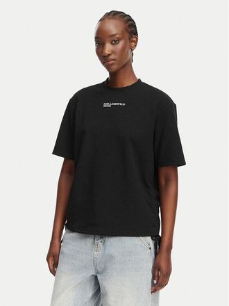 Karl Lagerfeld T-Shirt B2W17074 Schwarz Regular Fit