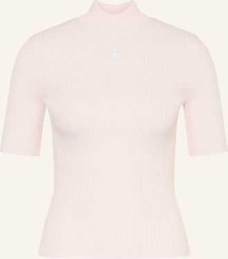 Courr&egrave;ges Strickshirt rosa