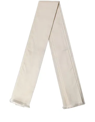 Dolce & Gabbana Silk Fringed Shawl - Beige