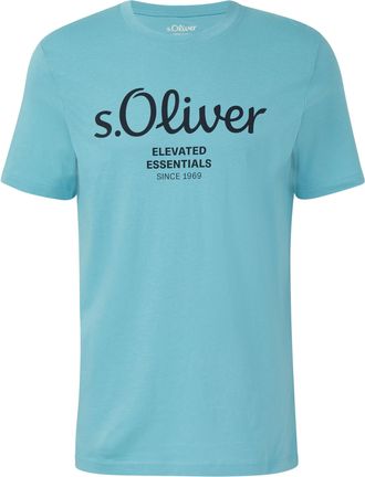 s.Oliver Baumwoll-T-Shirt mit Logo-Print