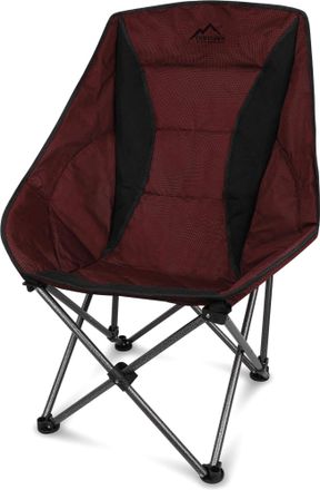 Normani XXL Campingsessel Camping-Comfort-Freizeitstuhl gepolsterter Faltstuhl Moon-Chair mit Tragetasche in unterschiedlichen Farben - bis 150 Kg belastbar F