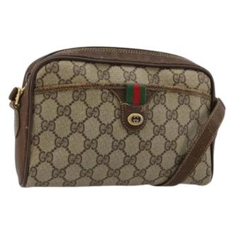 Gucci Pre-owned Vintage GG Canvas Schultertasche - - Pre-owned - Damen - Beige - ONE SIZE