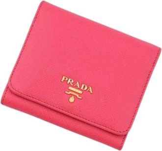 Prada Portefeuille Pre-owned (tri-fold) - Femme - Pre-owned - Rose - Taille: ONE Size