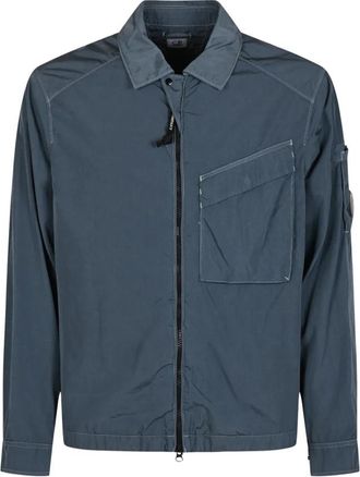 C.P. Company Chrome-R Overshirt - - Jackets - Herren - Blau - XL