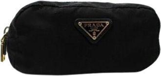 Prada Pre-owned Nylon Pouch - - Pre-owned - Damen - Schwarzk - ONE SIZE