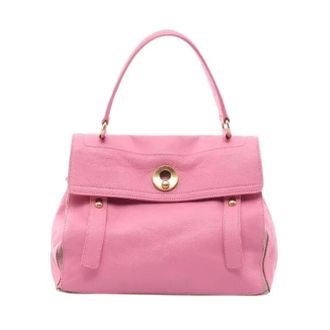 Saint Laurent Pre-owned Muse Two Leder Canvas Handtasche - - Pre-owned - Damen - Rosa - ONE SIZE
