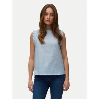 Vero Moda Top Trine 10342734 Hellblau Regular Fit
