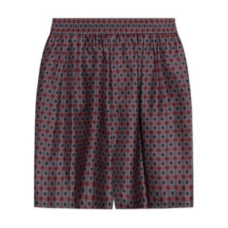 Balmain Seiden-Shorts - - Shorts - Herren - Mehrfarbig - S