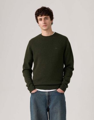 Levi's Original Hm Dundalk - Sweatshirt in Gr&uuml;n mit Sprenkel-Muster