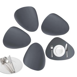 Generico Tischsets f&uuml;r Esstisch, 5 St&uuml;ck, wasserdicht, f&uuml;r K&uuml;che, Esszimmer, Wohnzimmer, B&uuml;ro, Restaurant, Erntedankfest, Weihnachten, f&uuml;r K&uuml;che, Wohnzimmer, S