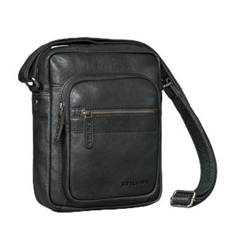 STILORD Joao Petite Sacoche Homme Bandouliere Cuir Vintage - Messenger pour Homme avec de Nombreux Compartiments Sac Bandouill&egrave;re en Cuir V&eacute;ritable Tablette 1