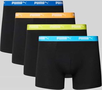 Puma Trunks im 4er-Pack mit elastischem Logo-Bund